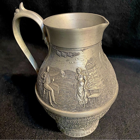 Frieling Zinn | Other | Vintage Frieling Zinn 95 Pewter Pitcher From ...